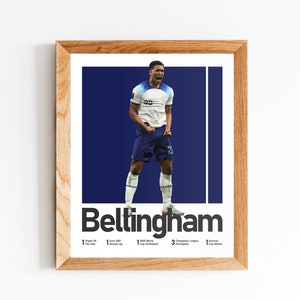 Printable Jude Bellingham Poster, English Midfielder, Bellingham Wall ...