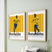 2 Spanish Soccer Legends, Xavi and Iniesta Poster Bundle, Printable ...