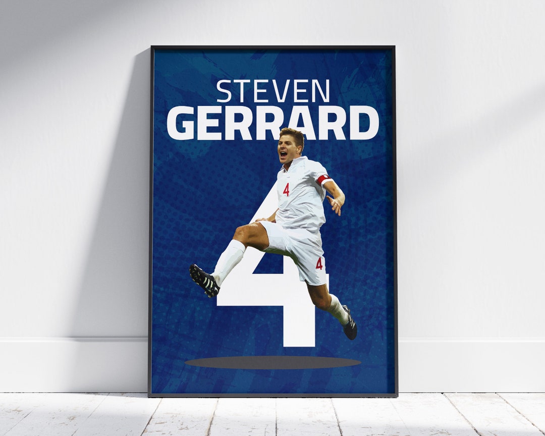 Celebrate Football Greatness, Steven Gerrard Digital Poster, Iconic 4 ...