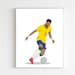Printable Football Stars Posters Bundle Ronaldo Messi Neymar - Etsy