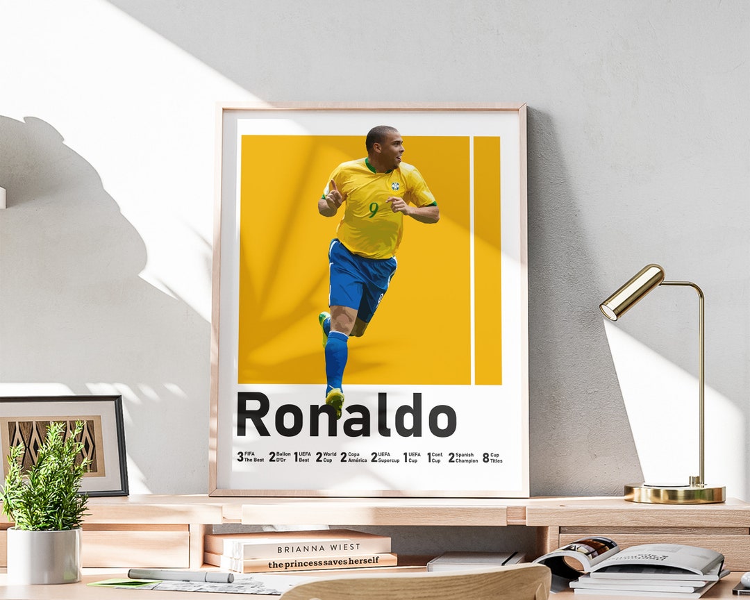 Ronaldo Fenomeno, Soccer Legend, Printable Ronaldo Nazario Poster ...
