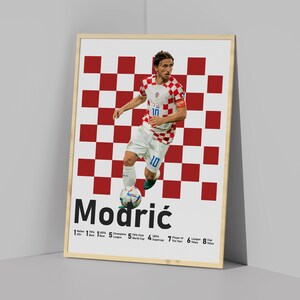 Printable Luka Modric Poster, One of the Best Players, Croatian ...
