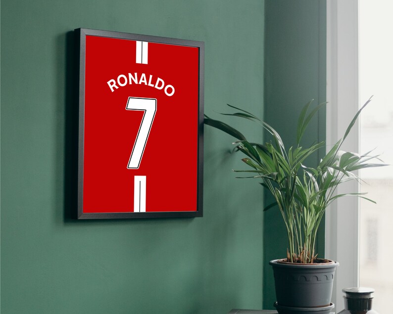 Printable Cristiano Ronaldo Jersey Bundle, CR7 Teams Posters, Soccer ...