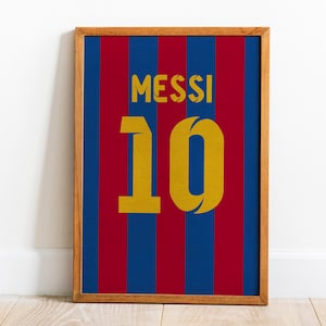 Printable Lionel Messi Jersey Posters Bundle, Set of 3 Prints - Etsy