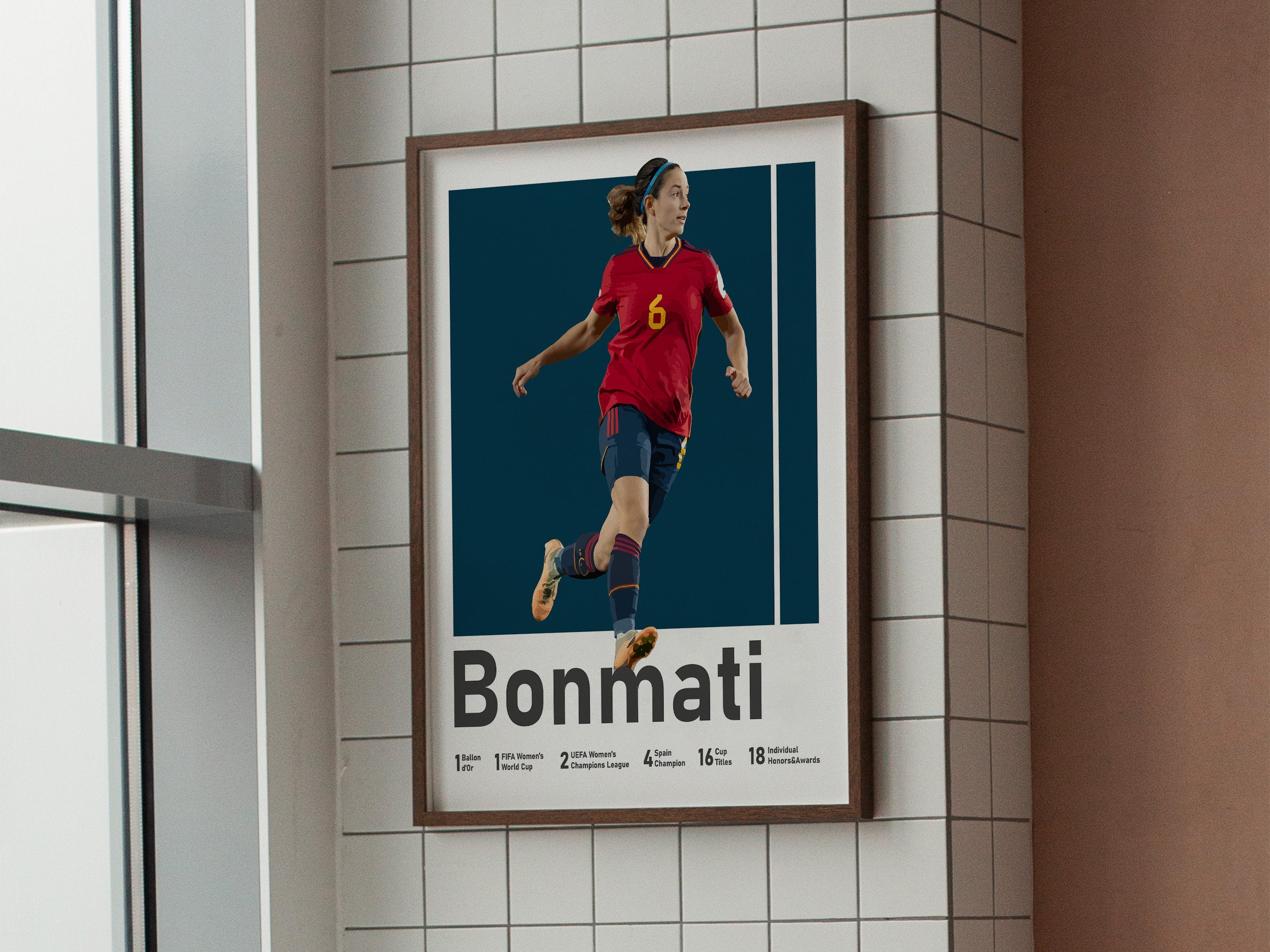 Printable Aitana Bonmati Poster, Women's Football Wall Art, Bonmati ...