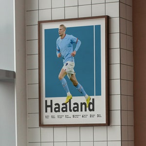 Printable Football Bundle, Erling Haaland and Kylian Mbappe Poster Set ...