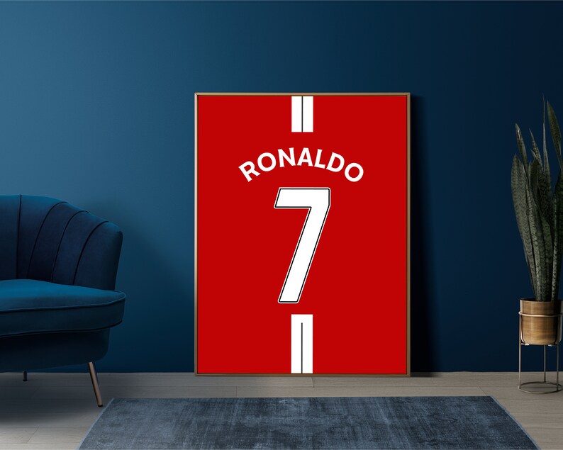 Printable Cristiano Ronaldo Iconic Wall Decor - Etsy