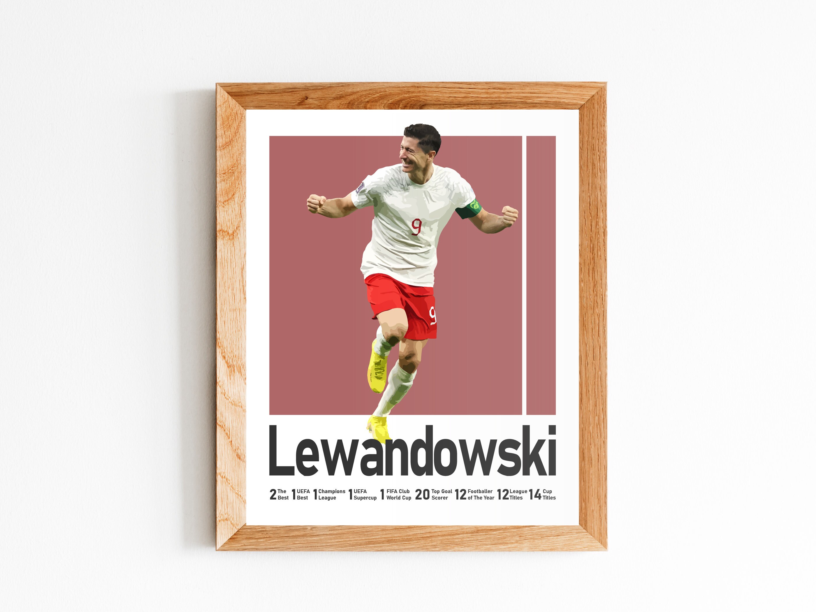 Printable Robert Lewandowski Poster, Polish Soccer Star, Man Cave ...