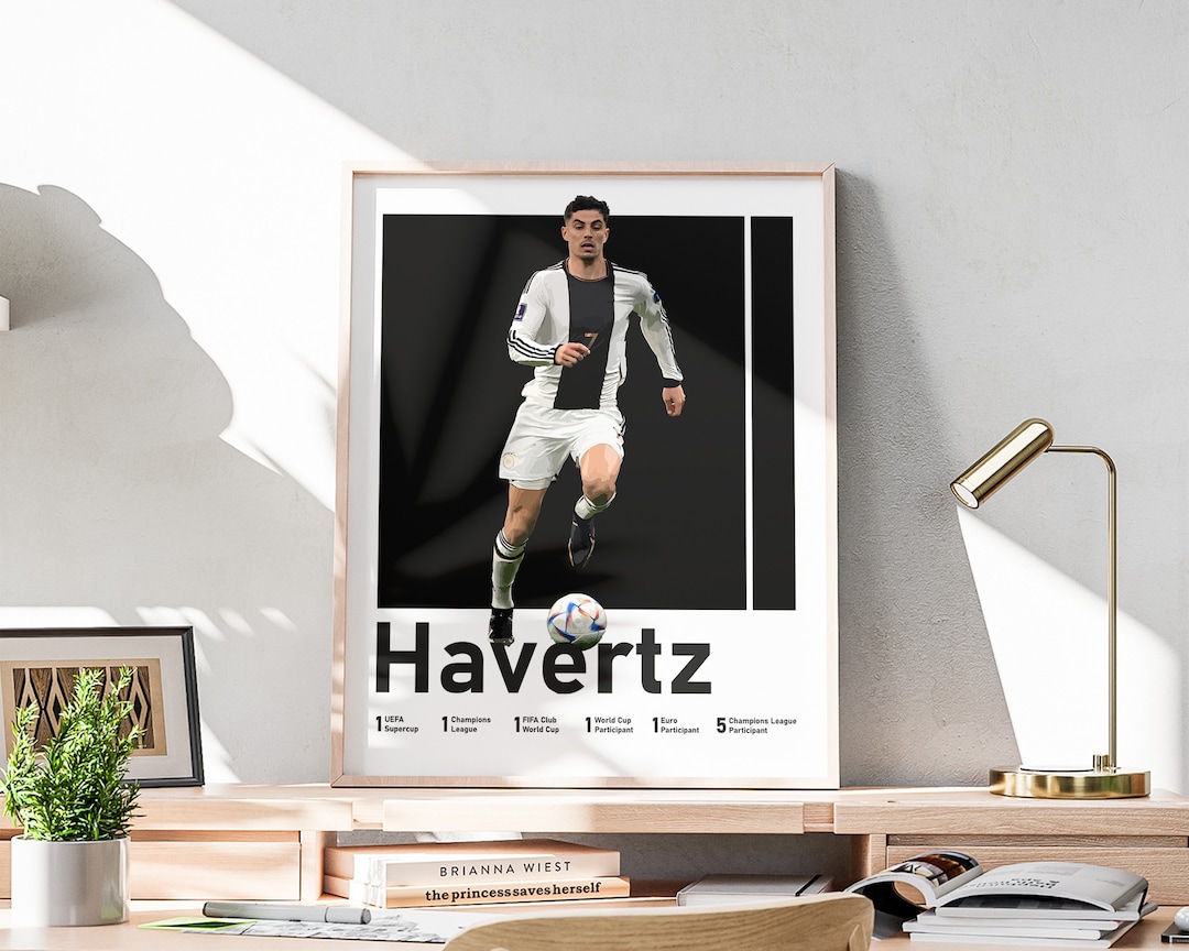Kai Havertz Poster, Printable Soccer Art, Germany National Forward ...