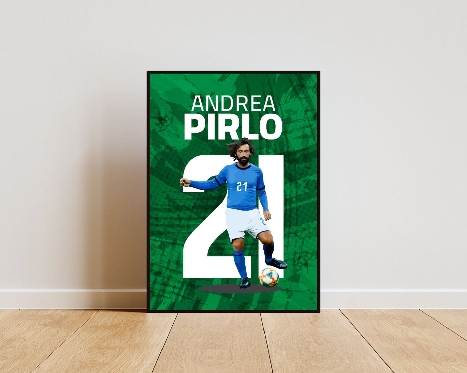 Póster de Andrea Pirlo, leyenda del fútbol italiano (descarga digital ...