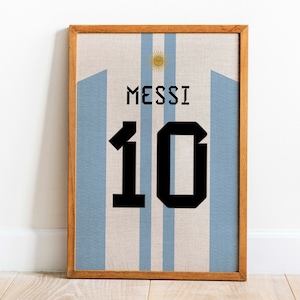 Printable Lionel Messi Jersey Posters Bundle, Set of 3 Prints - Etsy