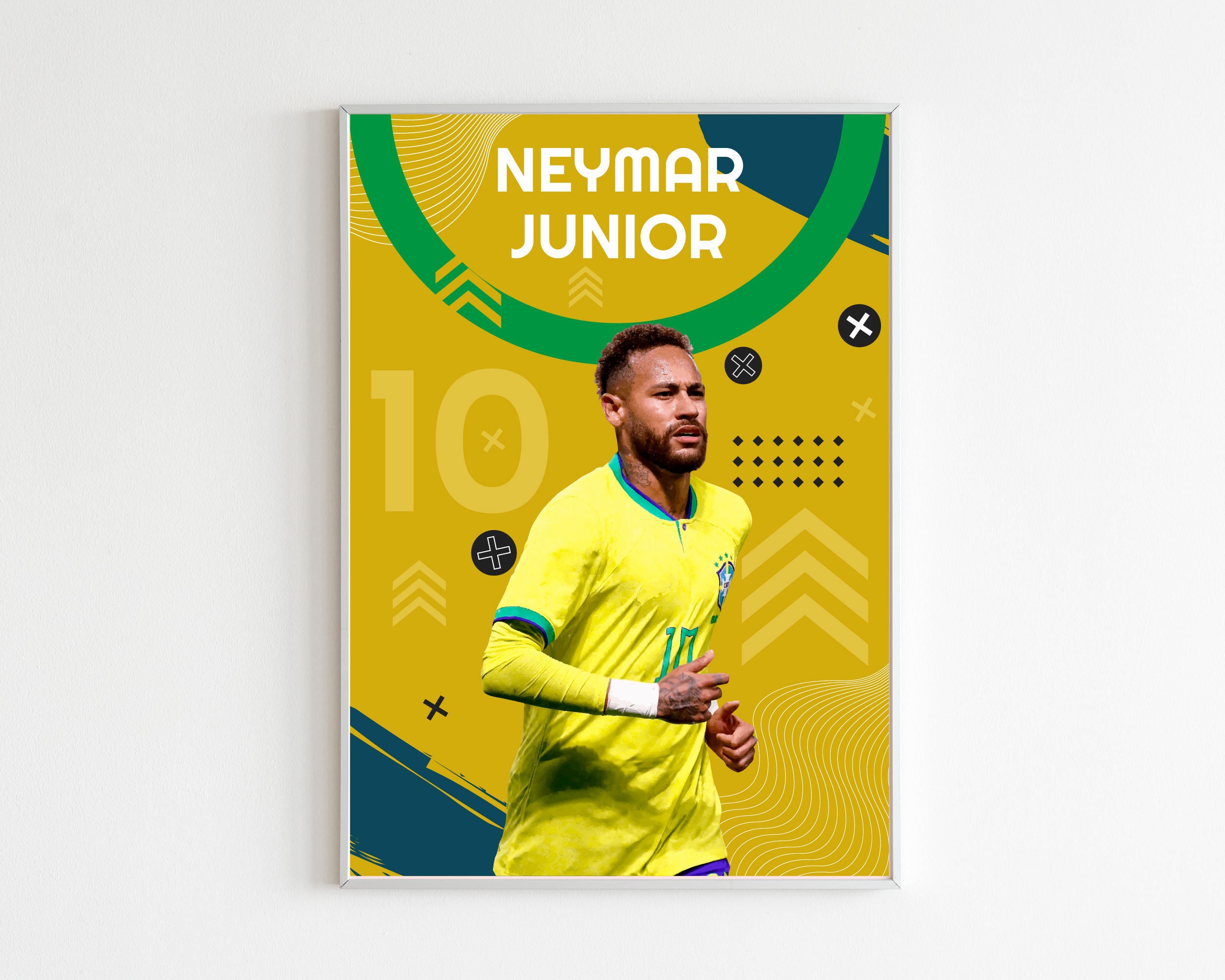 Printable Neymar Junior Poster, Large Soccer Art - Etsy