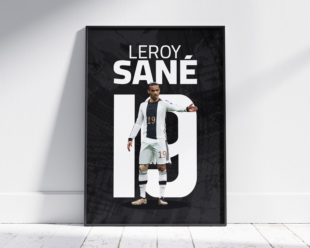 Germany National Forward, Leroy Sane Poster, Printable Football ...