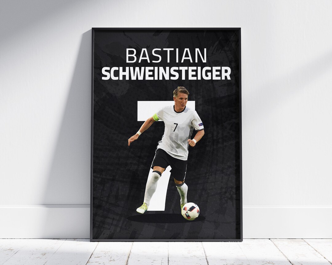Bastian Schweinsteiger Poster, Downloadable Soccer Art, German ...