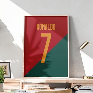 Printable Soccer Stars Jerseys Bundle, Football Players Set, Ronaldo ...