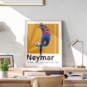 Printable Soccer Stars Poster Bundle Messi Ronaldo Mbappe - Etsy
