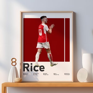 Printable Declan Rice Poster, English Midfielder, Boys Room Decor ...