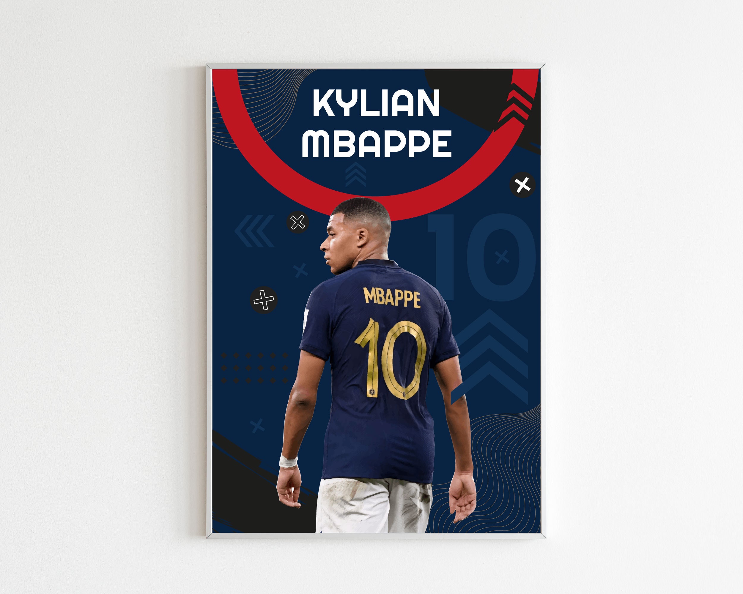 Printable Kylian Mbappe Poster Large Sport Decoration - Etsy Ireland