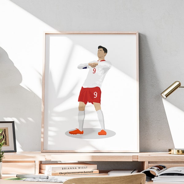 Robert Lewandowski Art - Etsy