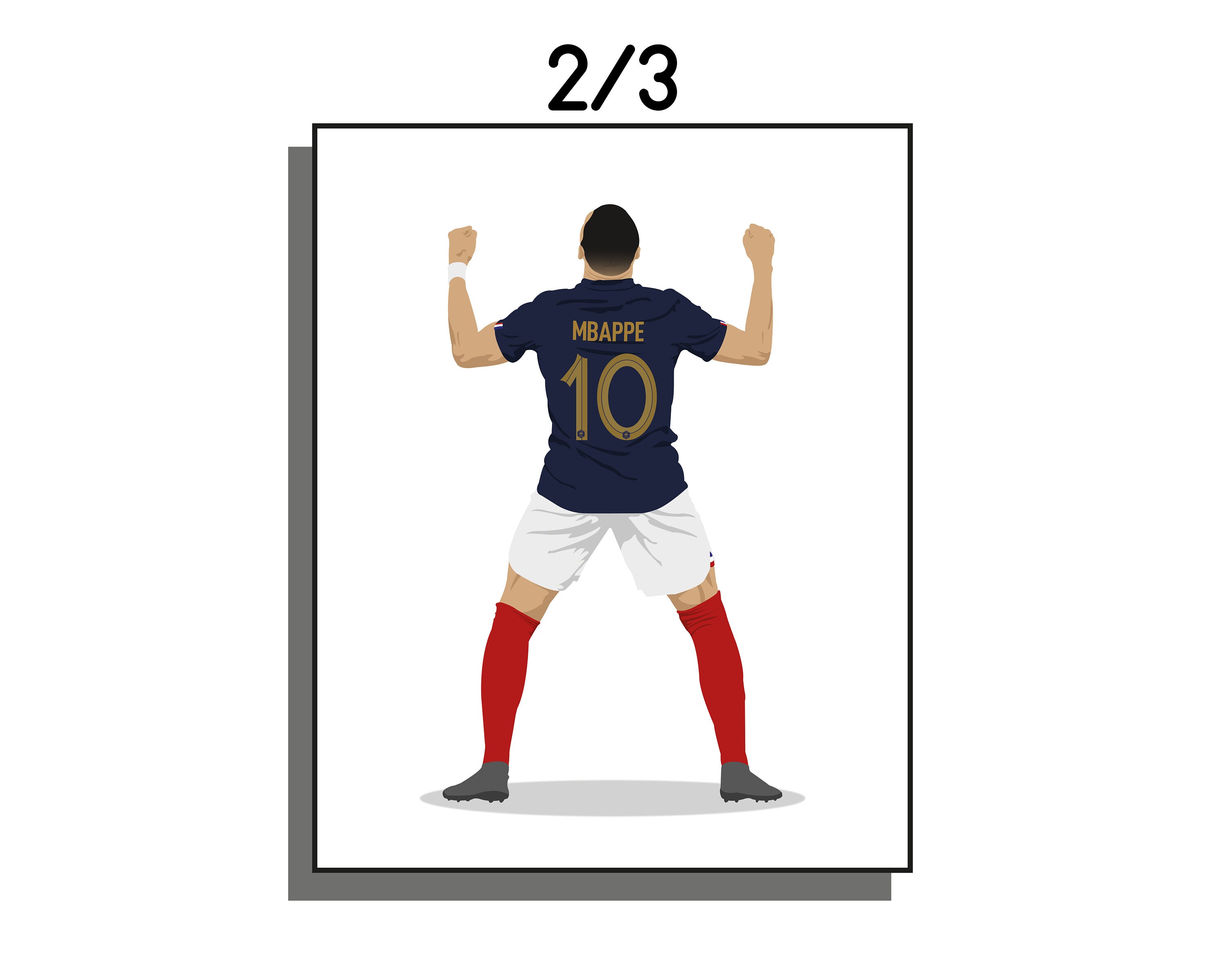 Printable Kylian Mbappe World Cup Posters Set of 3 Wall Arts - Etsy ...