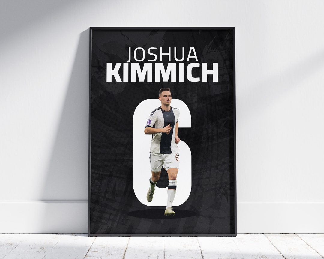 Germany National Midfielder, Joshua Kimmich Poster, Printable Soccer ...