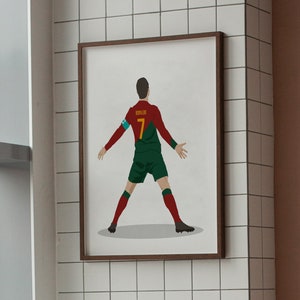 Printable Football Players Drawings Bundle, Set of 9 Prints, Messi ...