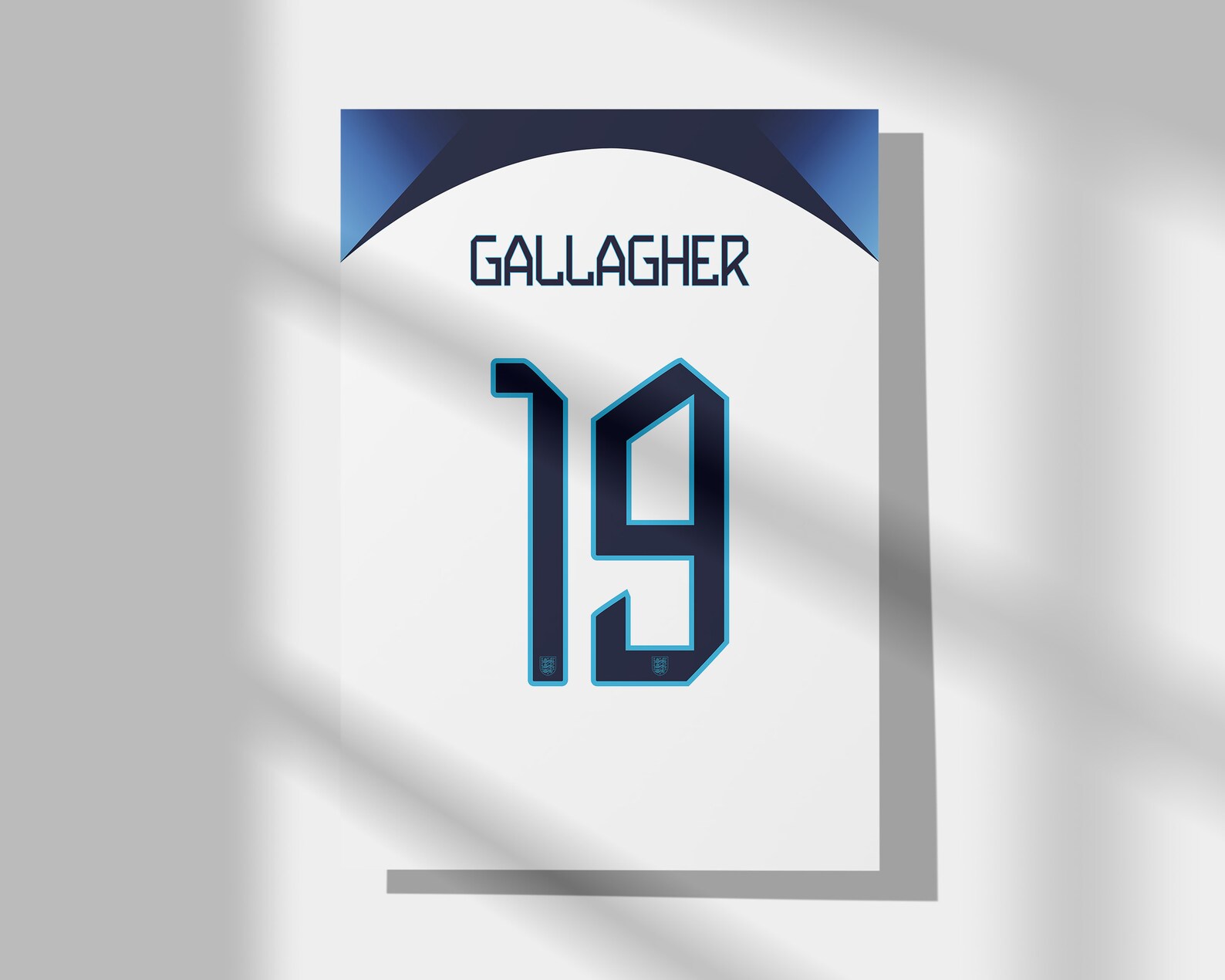 Printable Conor Gallagher Shirt, Football Themed Poster, Soccer Wall ...