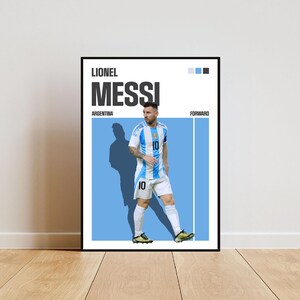 Lionel Messi Poster: Argentine Football Legend (digital Download) - Etsy