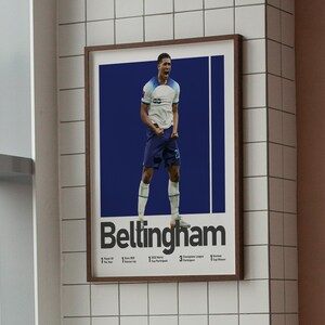 Printable Jude Bellingham Poster, English Midfielder, Bellingham Wall ...