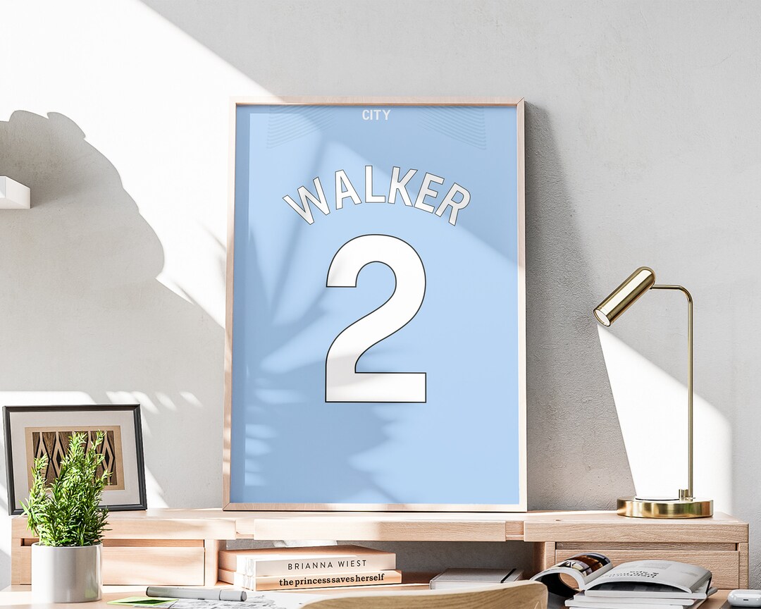 Printable Kyle Walker 2023-2024 Season Jersey, English Professional ...