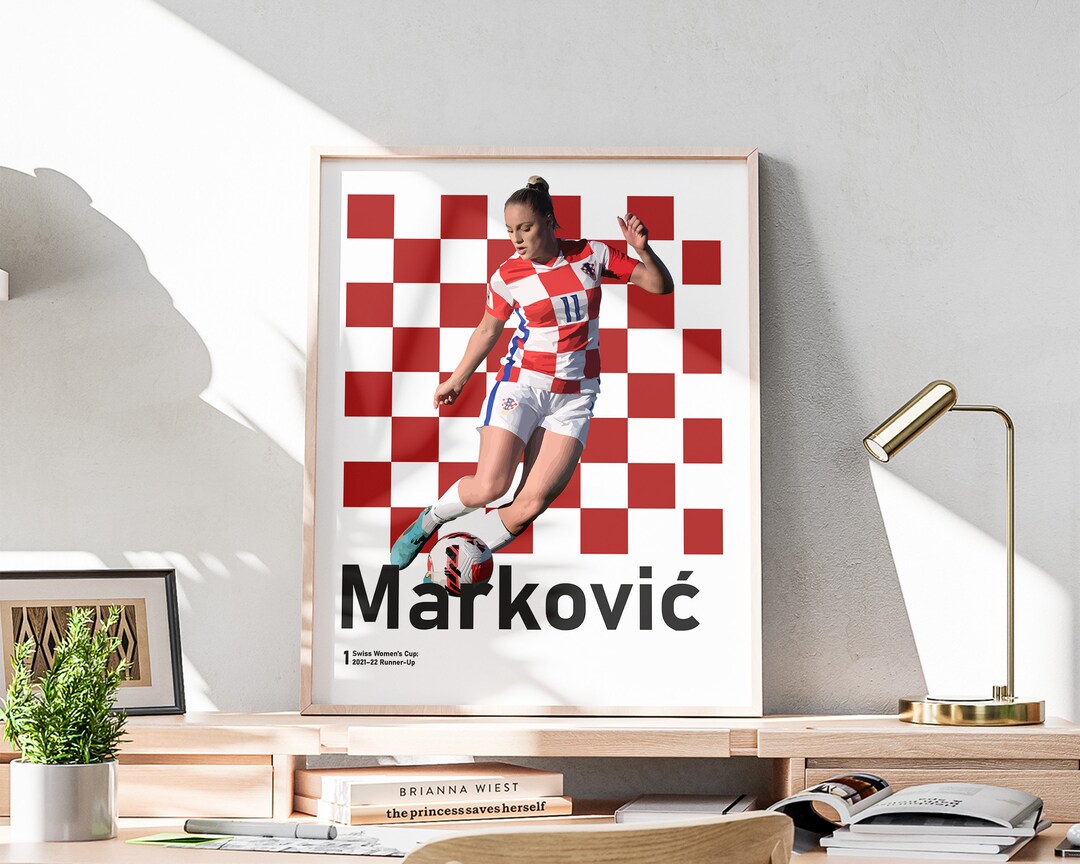 Printable Ana Maria Markovic Poster, Women's Football, Markovic ...