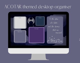 Acotar Desktop Wallpaper - Etsy