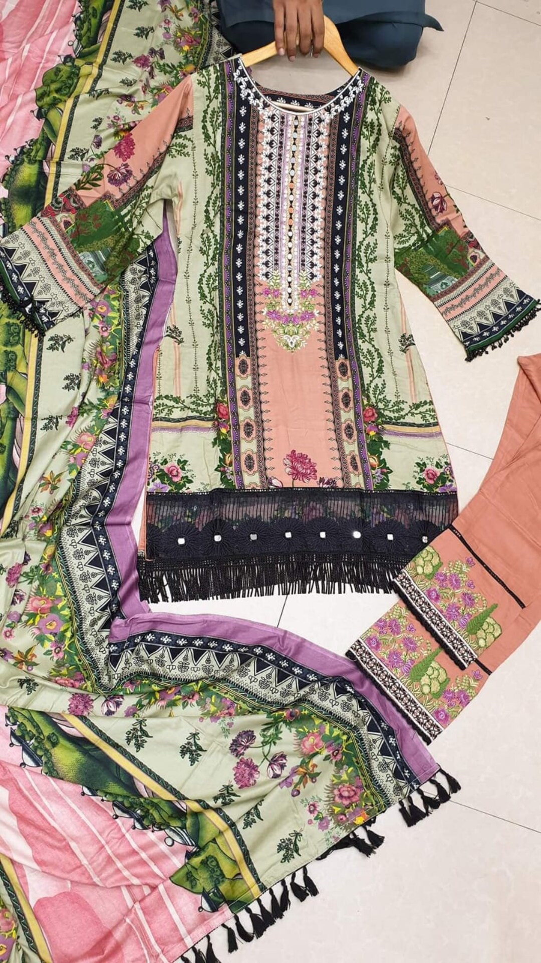 Pakistani 3-piece Shalwar Kameez - Etsy