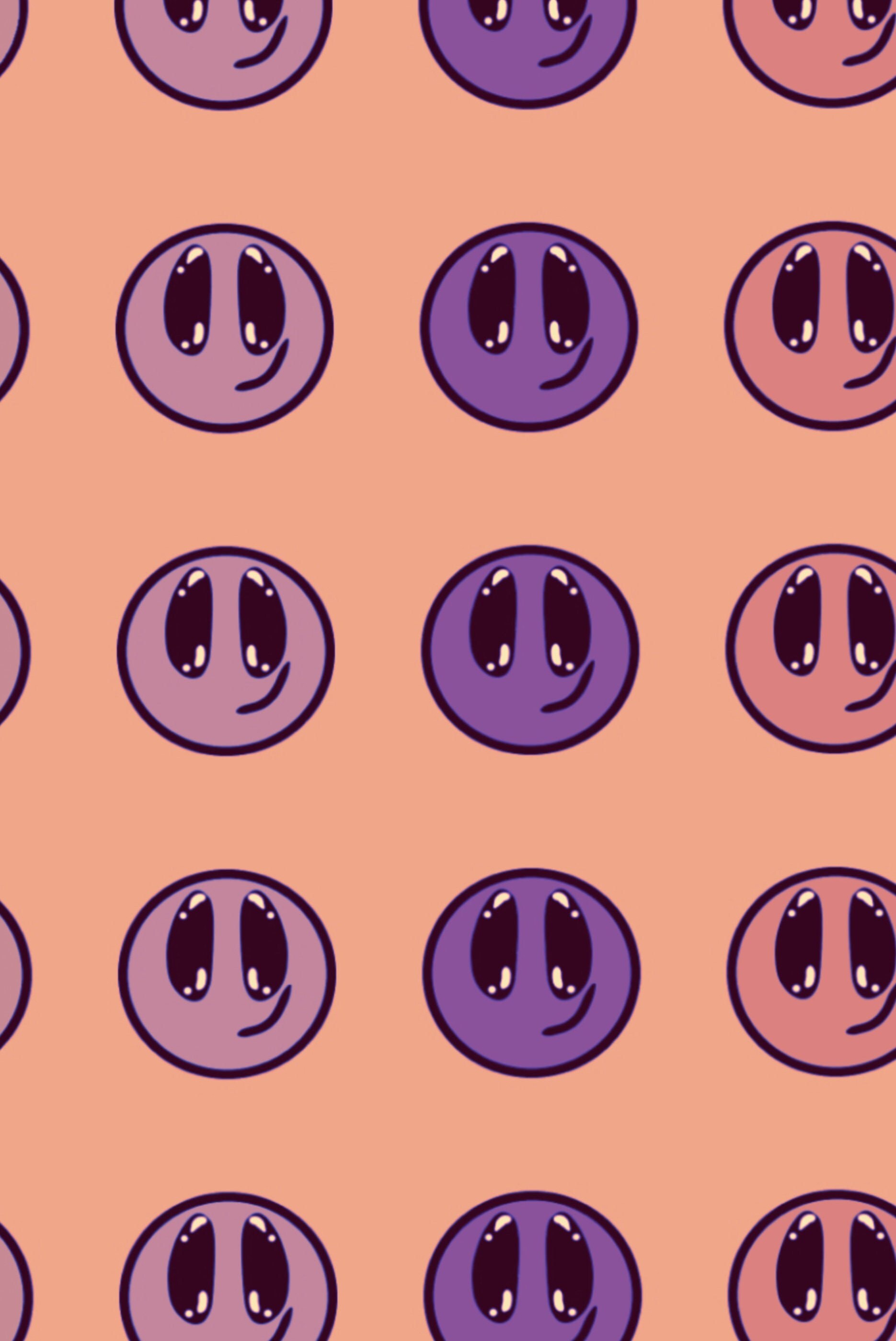 HAPPY FACES Digital Phone Wallpaper - Etsy