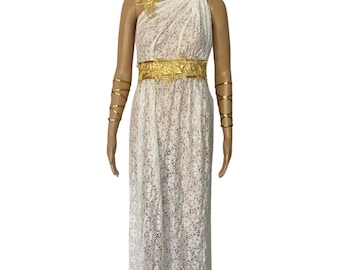Greek Goddess Toga Gold Wedding Bridesmaid - Etsy