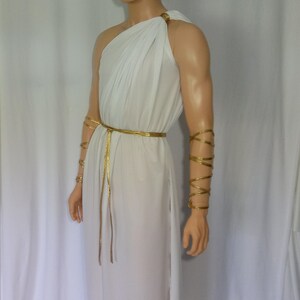 Greek God Toga Spartan Tunic Gold Halloween Costume - Etsy