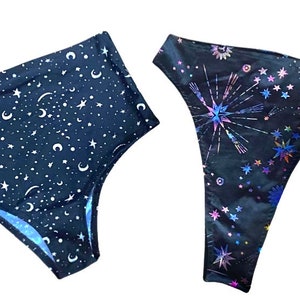 Stars and Moons Galaxy Celestial Rave Festival Outfit for Women Pieces ...