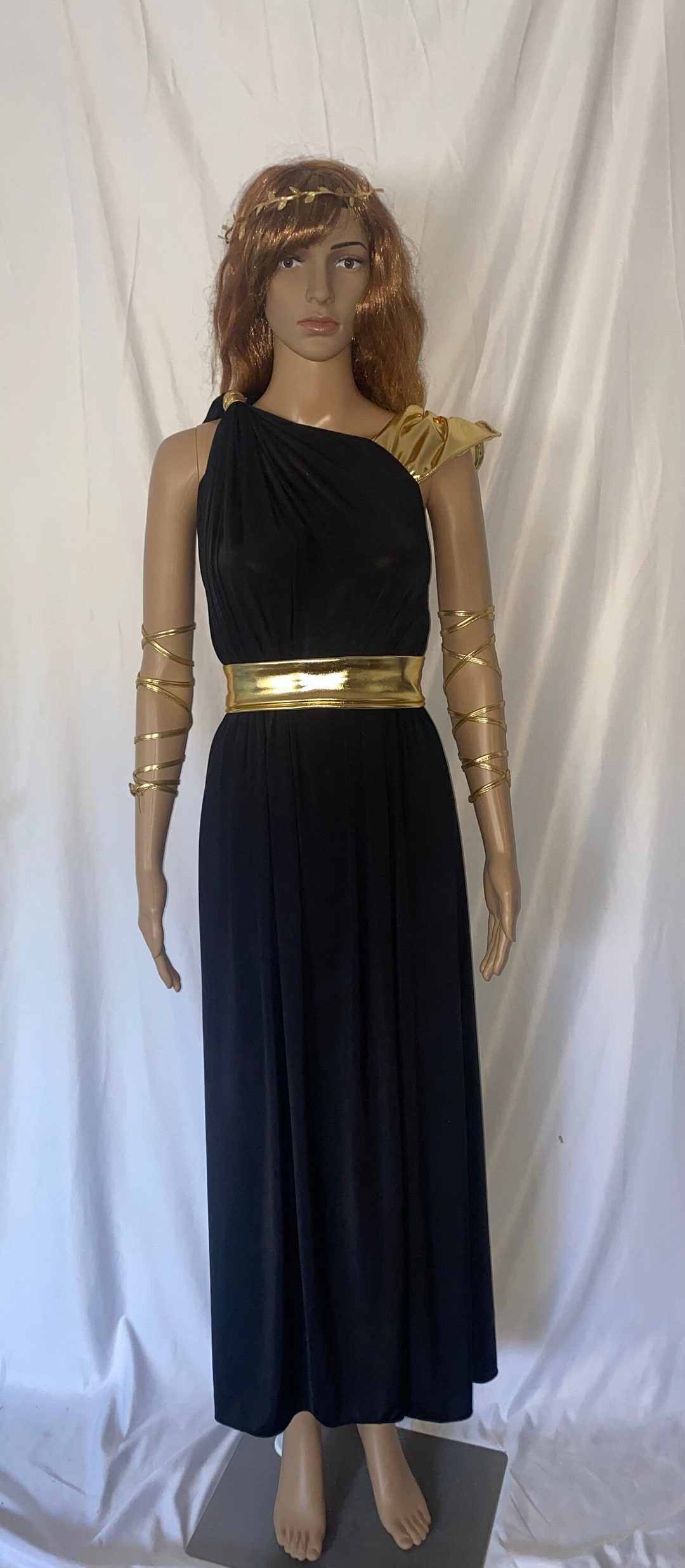 Greek Goddess Toga Gold Halloween Costume - Etsy