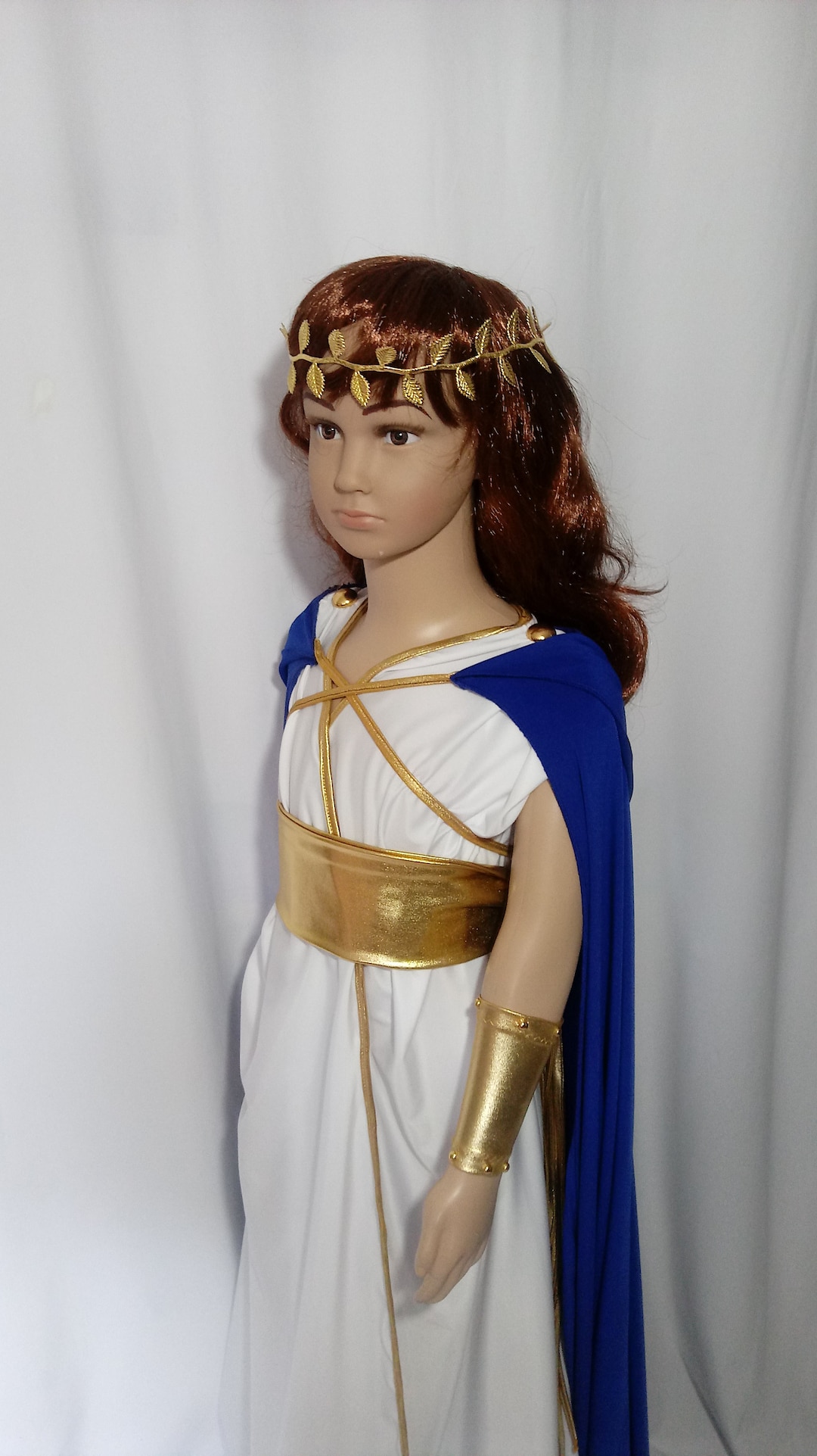 Kids - Adults Artemis Greek Goddess Gown Gold Halloween Costume - Etsy