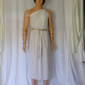 Greek God Toga Spartan Tunic Gold Halloween Costume - Etsy