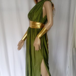 Greek Goddess Toga Gold Halloween Costume - Etsy
