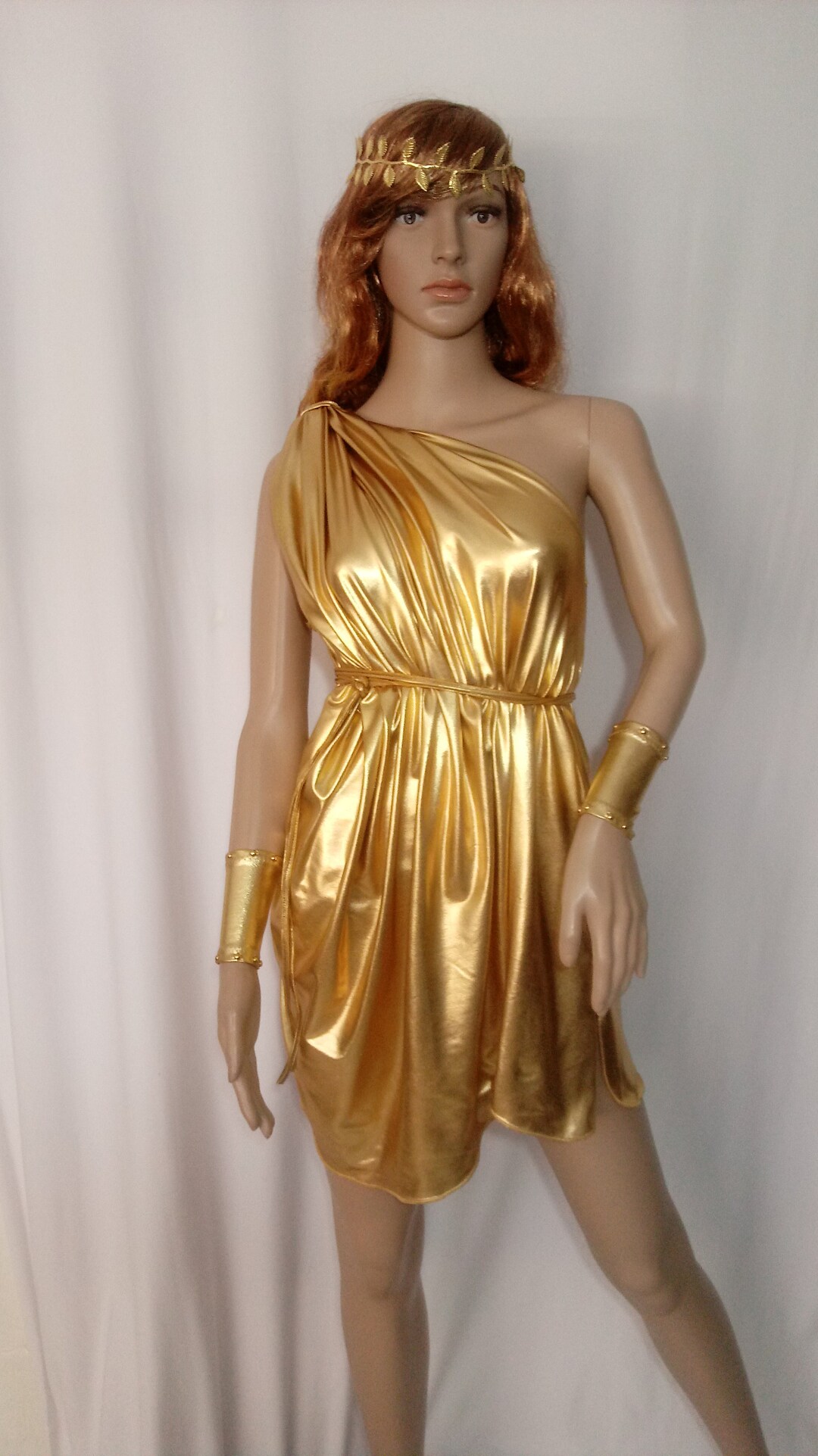 Greek Goddess Gold Toga Halloween Costume - Etsy