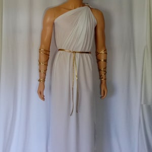 Greek God Toga Spartan Tunic Gold Halloween Costume - Etsy