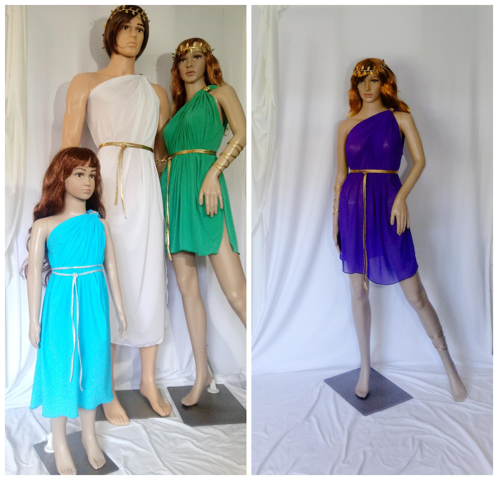 Kids Greek Goddess Toga Gold - Etsy