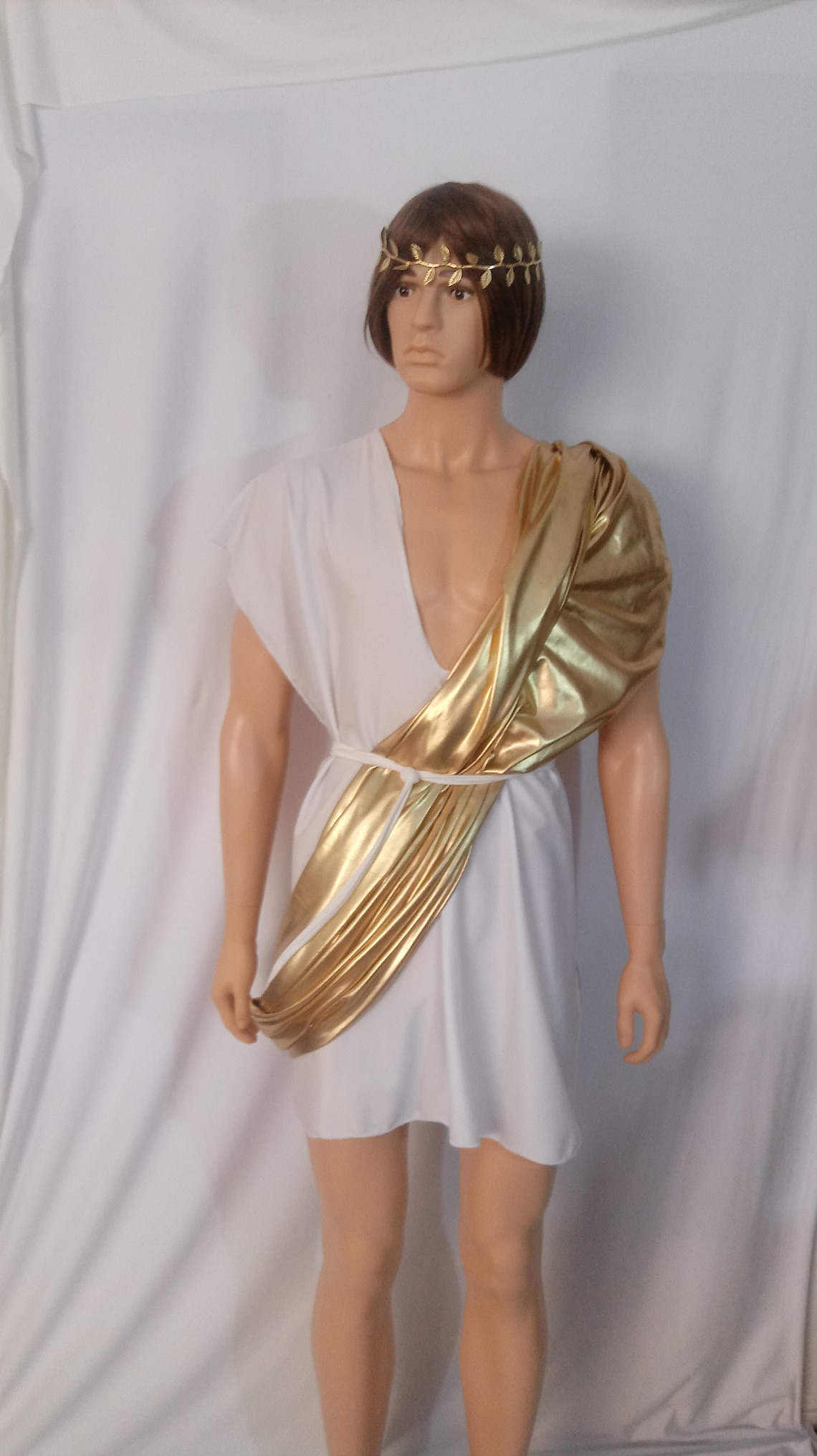 Greek Goddess Shoulder Drape Gold Halloween Costume - Etsy