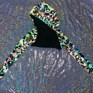 9 Color Options Rave Hoodie Shrug Arm Warmers Insomniac - Etsy