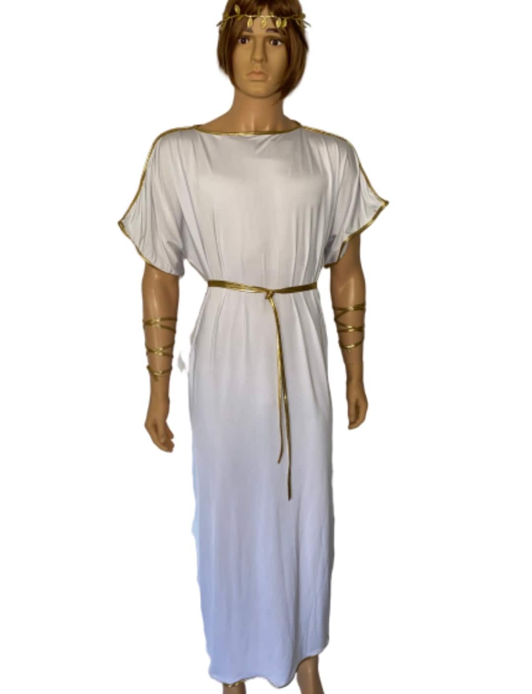 Greek God Costume Spartan Gold Halloween Costume - Etsy