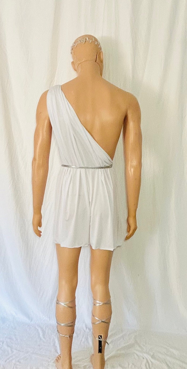 Men's Greek God Toga Costume, Roman Cosplay, Includes Crown & Wraps - Etsy