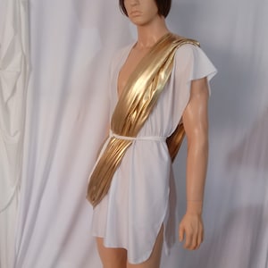 Greek Goddess Shoulder Drape Gold Halloween Costume - Etsy