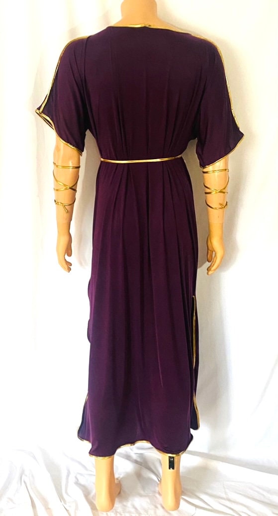 Men's Ancient Greek Toga Costume, Gold Trim, Laurel Crown - Etsy